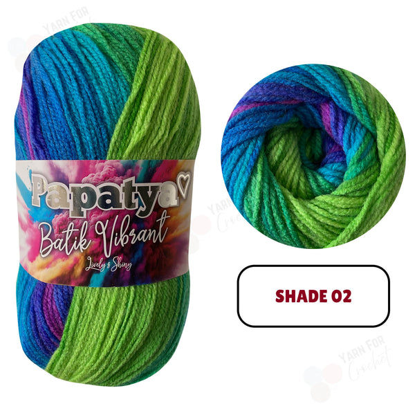 Papatya Batik Vibrant DK Yarn - (5 x 100g) – Yarn For Crochet